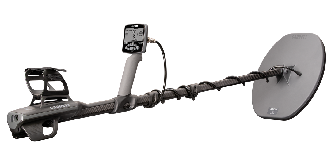 Garrett Axiom Pulse Inductive Metal Detector With 2 Coils and MS-3 Wir ...